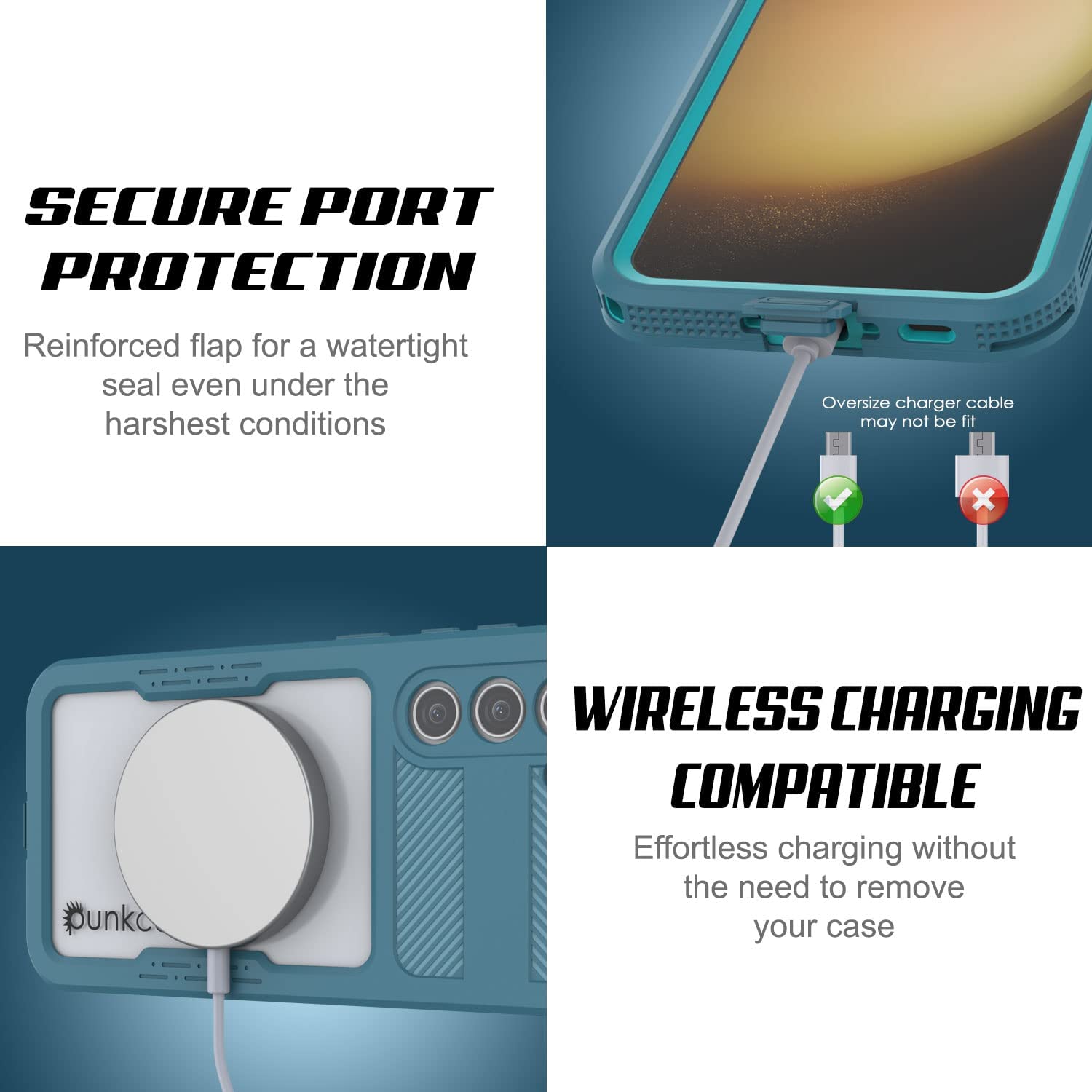 Galaxy S23 Wasserdichtes Gehäuse [Alpine 2.0 Serie] [Slim Fit] [IP68 Z ...