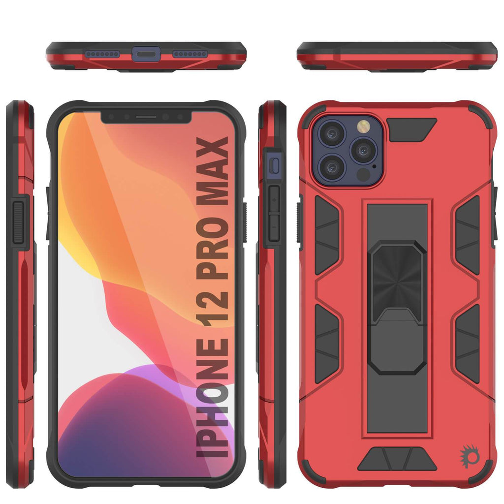 Punkcase® Iphone 12 Pro Max Fall [armorshield Series] Militär Stil Schü